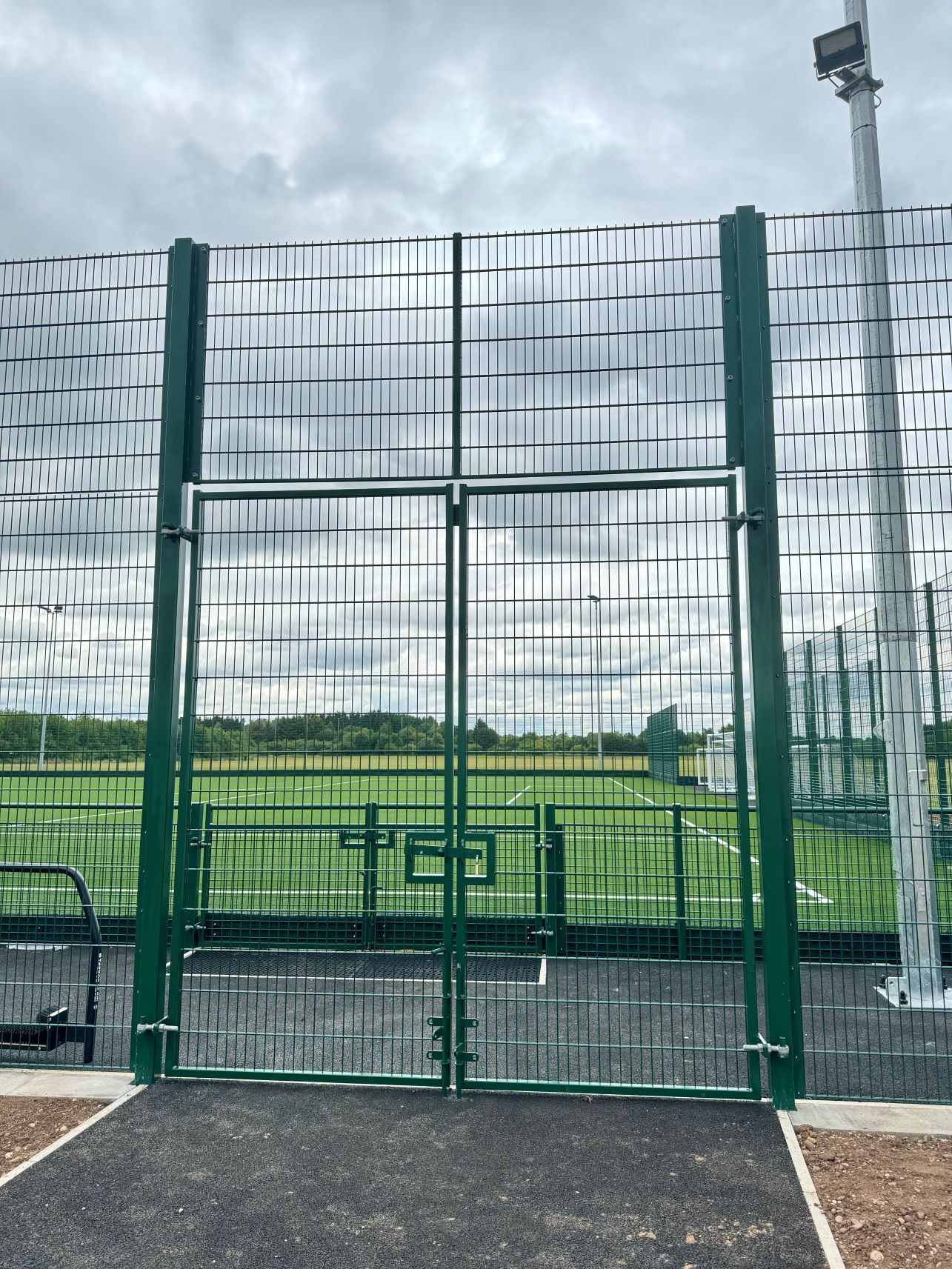Fastmesh All Weather Football Pitch Fencing & Spectator Rail | Fastline ...